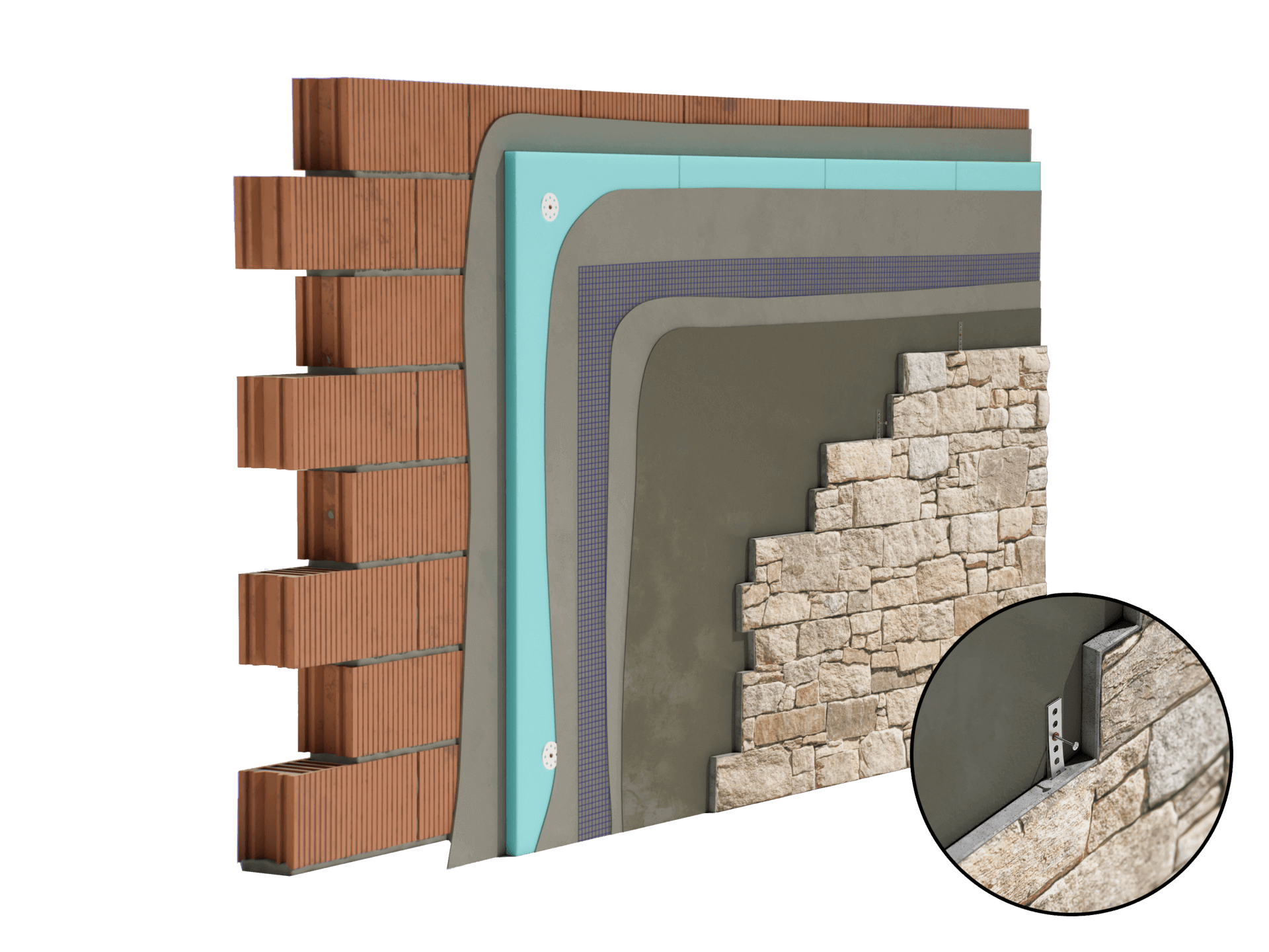 Sistema SATE - Cupa Stone | España