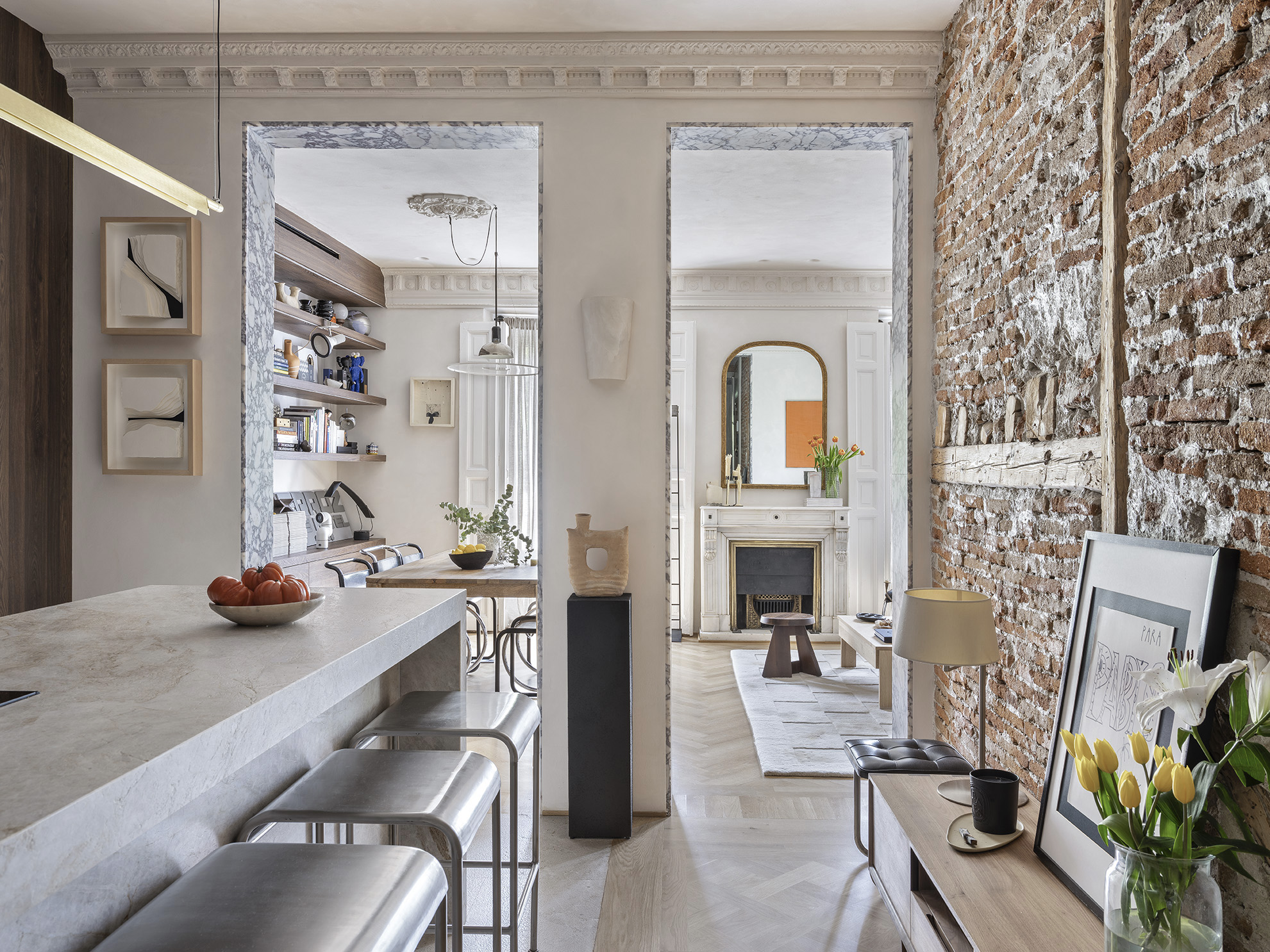 Pablo Erroz diseña su casa con piedra natural de Cupa Stone